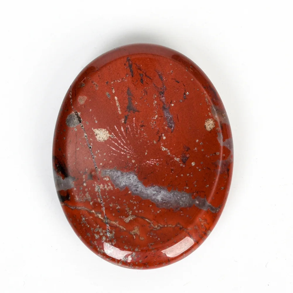Red Jasper Worry Stone - Courage and Vitality Gemstone – IfShe UK